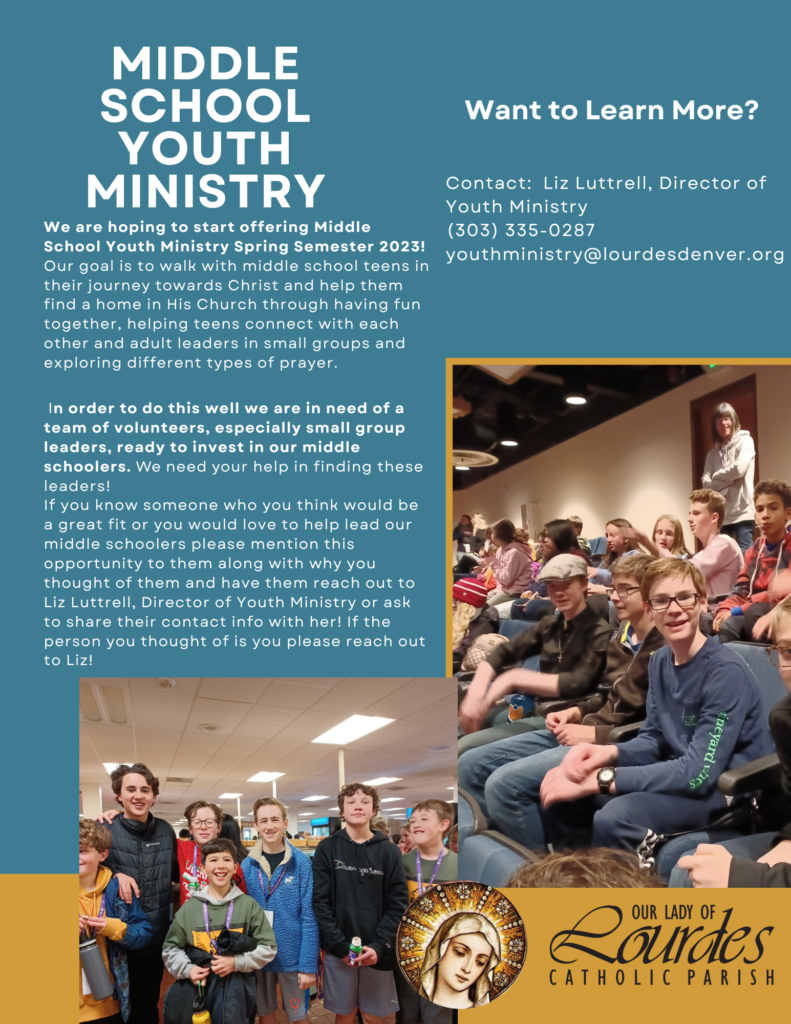 Our Lady of Lourdes Catholic Church | Middle School