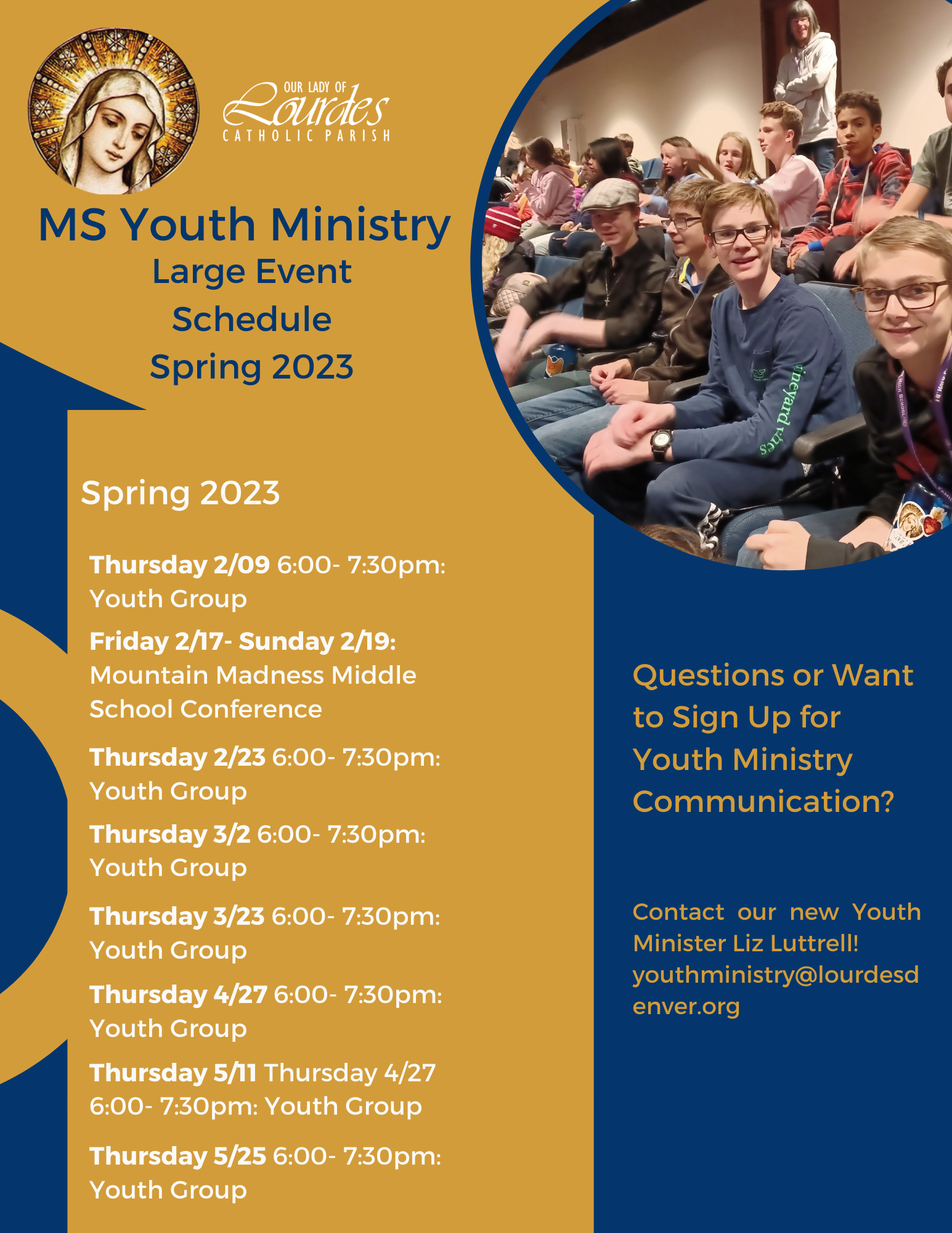 Our Lady of Lourdes Catholic Church | Middle School